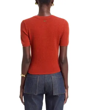 3.1 Phillip Lim Henley Short Sleeve Sweater