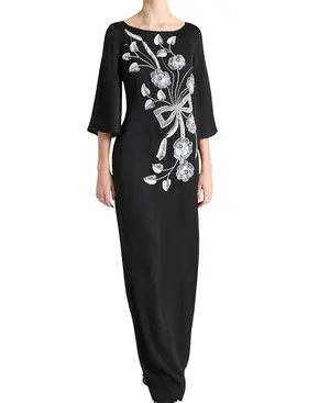 TEMPERLEY LONDON Lana Sleeved Gown