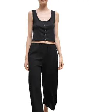 LESET Ari Cropped Trousers