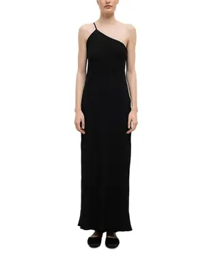LESET Ari One-shoulder Maxi Dress