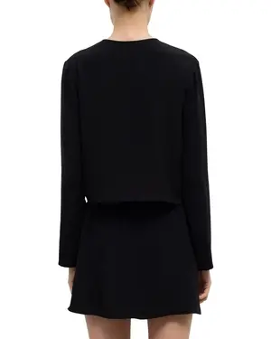 LESET Ari Crop Cardigan Sweater