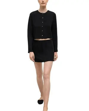 LESET Ari Crop Cardigan Sweater