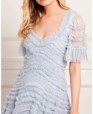 NEEDLE & THREAD Amara Ruffle Gown