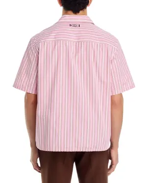 Marni Cuban Collar Stripe Shirt
