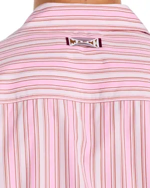Marni Cuban Collar Stripe Shirt