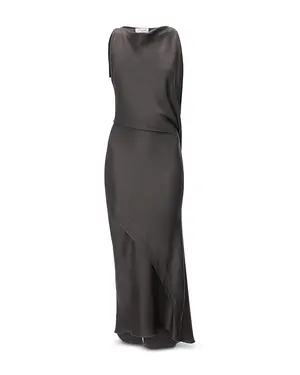 Victoria Beckham VICTORIA BECKHAM Sleeveless Draped Dress Ore