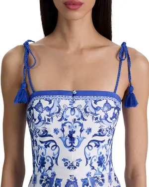 Alice + Olivia Glinda Tasseled Dress
