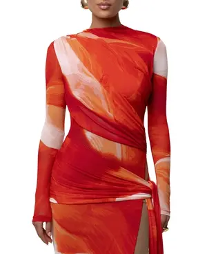 JLUXLABEL Heatwave Mesh Maxi Dress