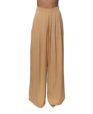 JLUXLABEL Jluxlabel Clara Wide Leg Pleated Trousers