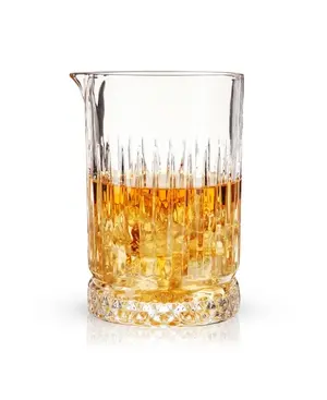 VISKI Pedestal Crystal Mixing Glass