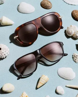 Khaite X Oliver Peoples Aviator 56mm Sunglasses