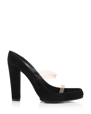 Moschino Transparent Strap High Heel Sandals