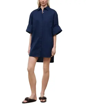 Staud Nico Mini Shirtdress