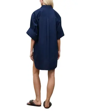 Staud Nico Mini Shirtdress