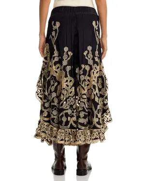 Sea Gracelyn Embroidered Cotton Pants