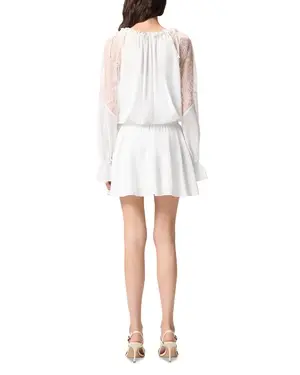 Pinko Aggie Crepe De Chine Dress