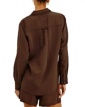 Rails Freeman Cotton Button-up Shirt - Espresso
