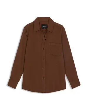 Rails Freeman Cotton Button-up Shirt - Espresso