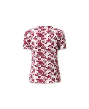 La DoubleJ Jazzercize Geometric Print T-shirt