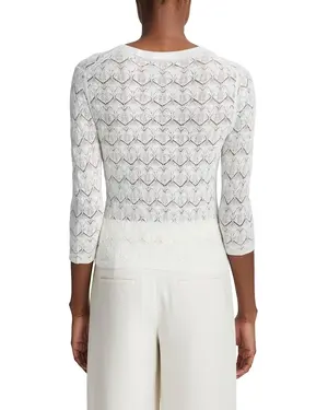 Vince Lace Knit Top