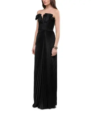 AMUR Pleated Gown