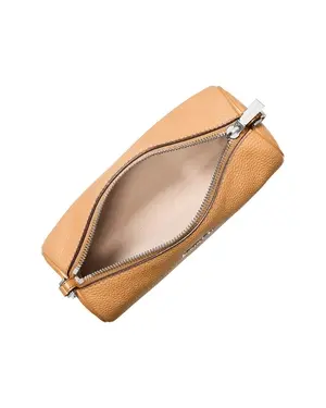 Michael Kors Barrel Leather Pochette - Peanut
