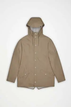 Rains Rains Unisex Waterproof PU Jacket Beige
