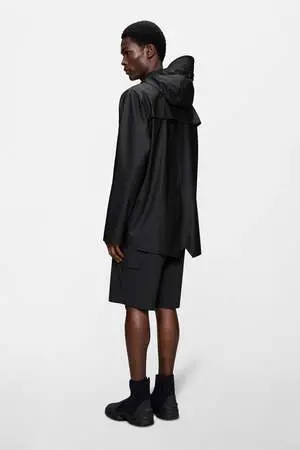 Rains Waterproof Pu Jacket - Black