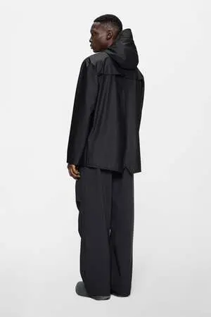 Rains Waterproof Pu Jacket - Black