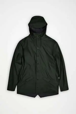 Rains Rains Unisex Waterproof PU Jacket Green