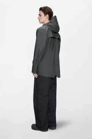 Rains Waterproof Pu Jacket - Grey
