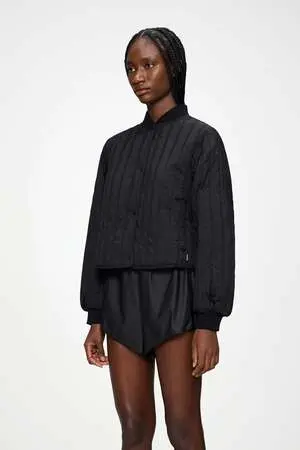 Rains Banja Liner Bomber W Jacket - Black