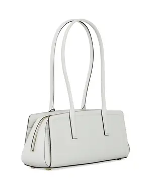 Michael Kors East/west Leather Shoulder Bag - Eggshell