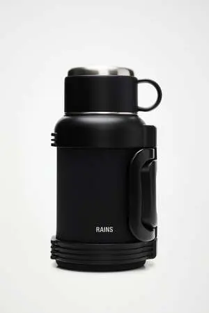 Rains Stainless Tumbler Vacuum Flask 1300ml - Black