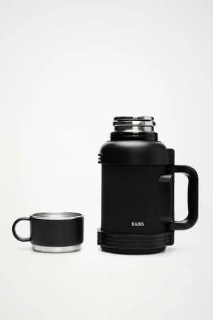Rains Stainless Tumbler Vacuum Flask 1300ml - Black