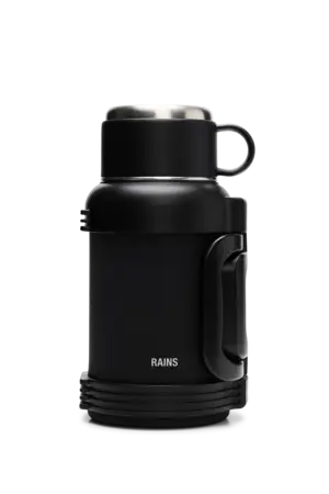 Rains Stainless Tumbler Vacuum Flask 1300ml - Black