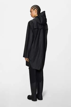 Rains Long Jacket Waterproof Rainwear - Black