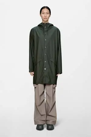 Rains Rains Long Jacket - Waterproof Rainwear Green
