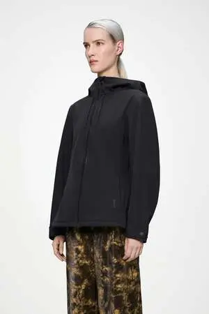 Rains Suva Softshell W Jacket Waterproof Zip-up With Drawstring Hem