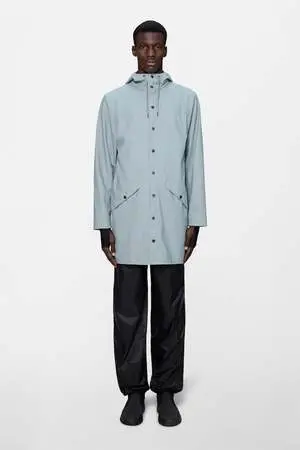 Rains Long Jacket - Pool