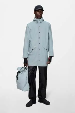 Rains Long Jacket - Pool