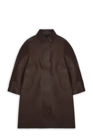 Rains Nara Long W Jacket - Bark
