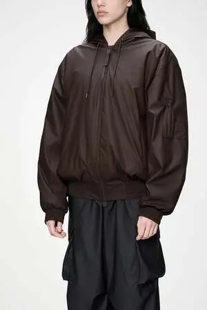 Rains Lohja Insulated Bomber Jacket - Bark