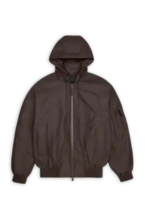 Rains Lohja Insulated Bomber Jacket - Bark