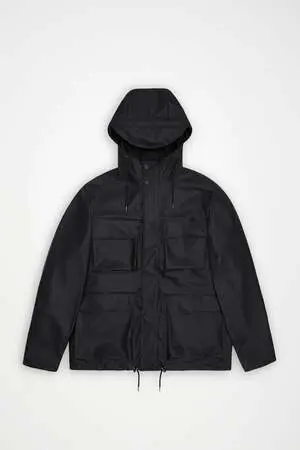 Rains Pocket Jacket - Black