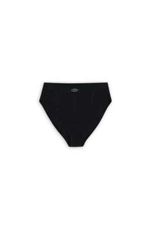 Rains High-waisted Swim Bikini Bottoms - Black