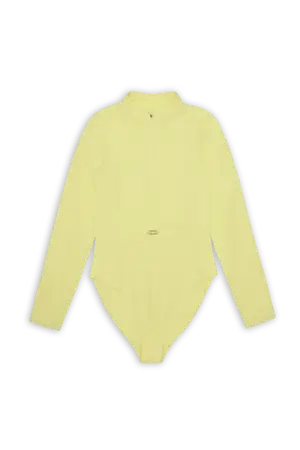 Rains Long Sleeve Zip Up Swimsuit