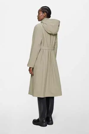Rains Suva Hardshell W Coat - Beige