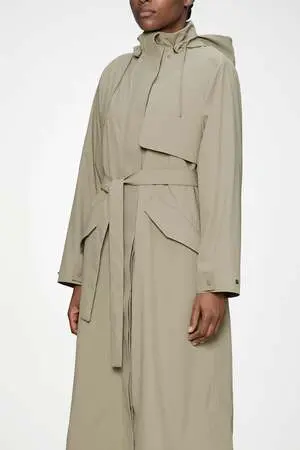 Rains Suva Hardshell W Coat - Beige