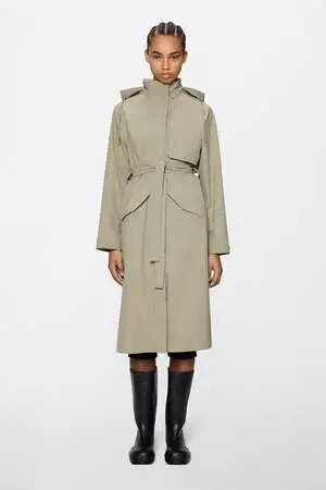 Rains Suva Hardshell W Coat - Beige